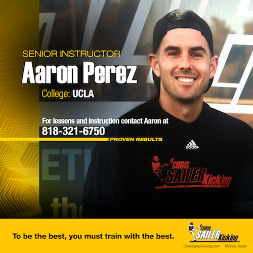 Aaron Perez - National Director of Punting | Chris Sailer Kicking